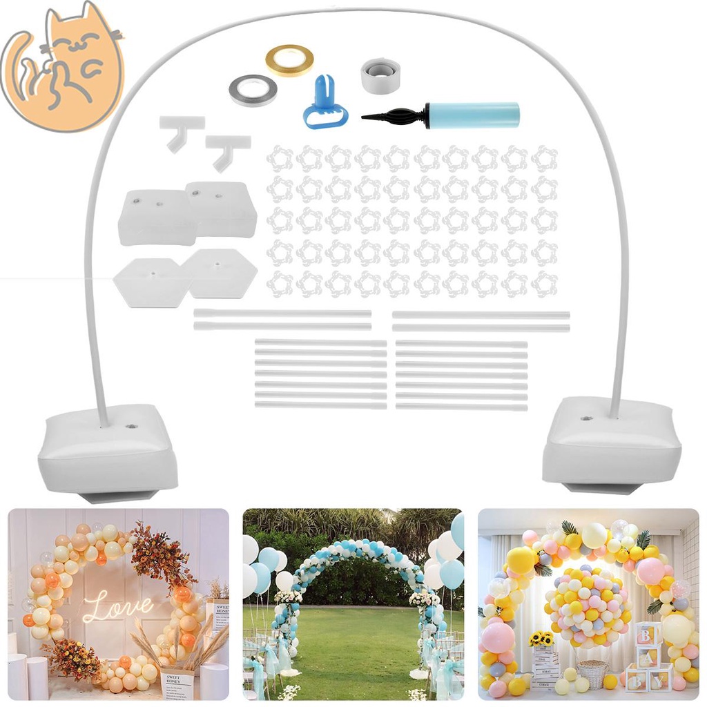 Circle Balloon Arch Kit 1.5M DIY Balloon Arch Support with Base ...