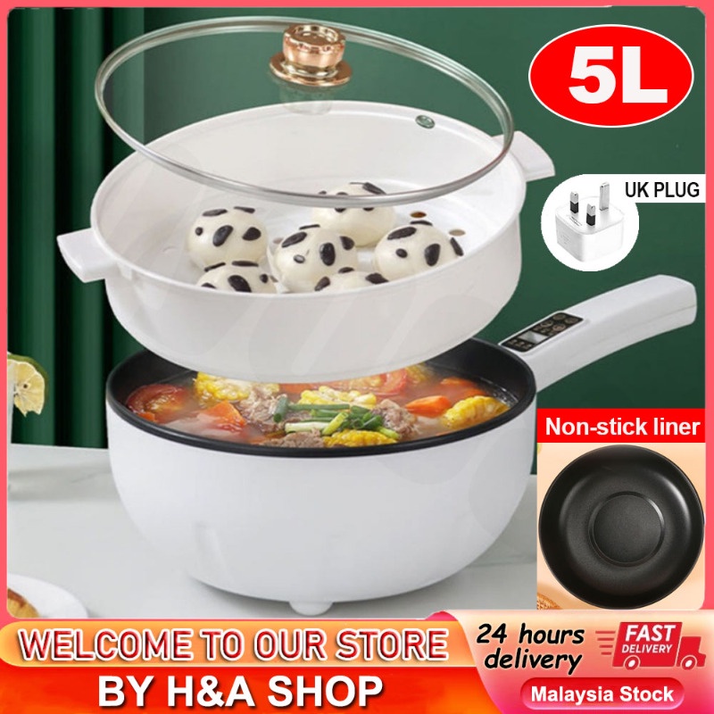 LOCAL!!! 5L Electric Frying Pan 1350W Smart Multifunction Cooker ...