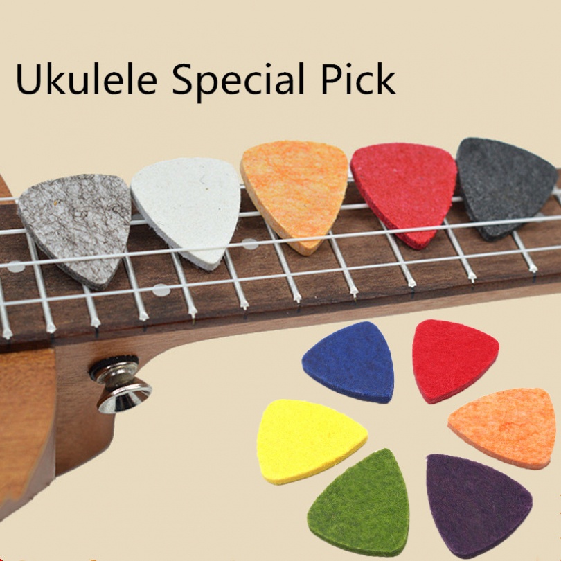 Colorful Ukulele Wool Picks Wool Felt Picks for Ukulele | Shopee Malaysia