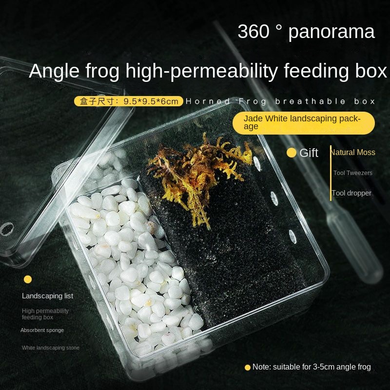 Ready Stock Transparent Horned Frog Breeding Box Breeding Box ...