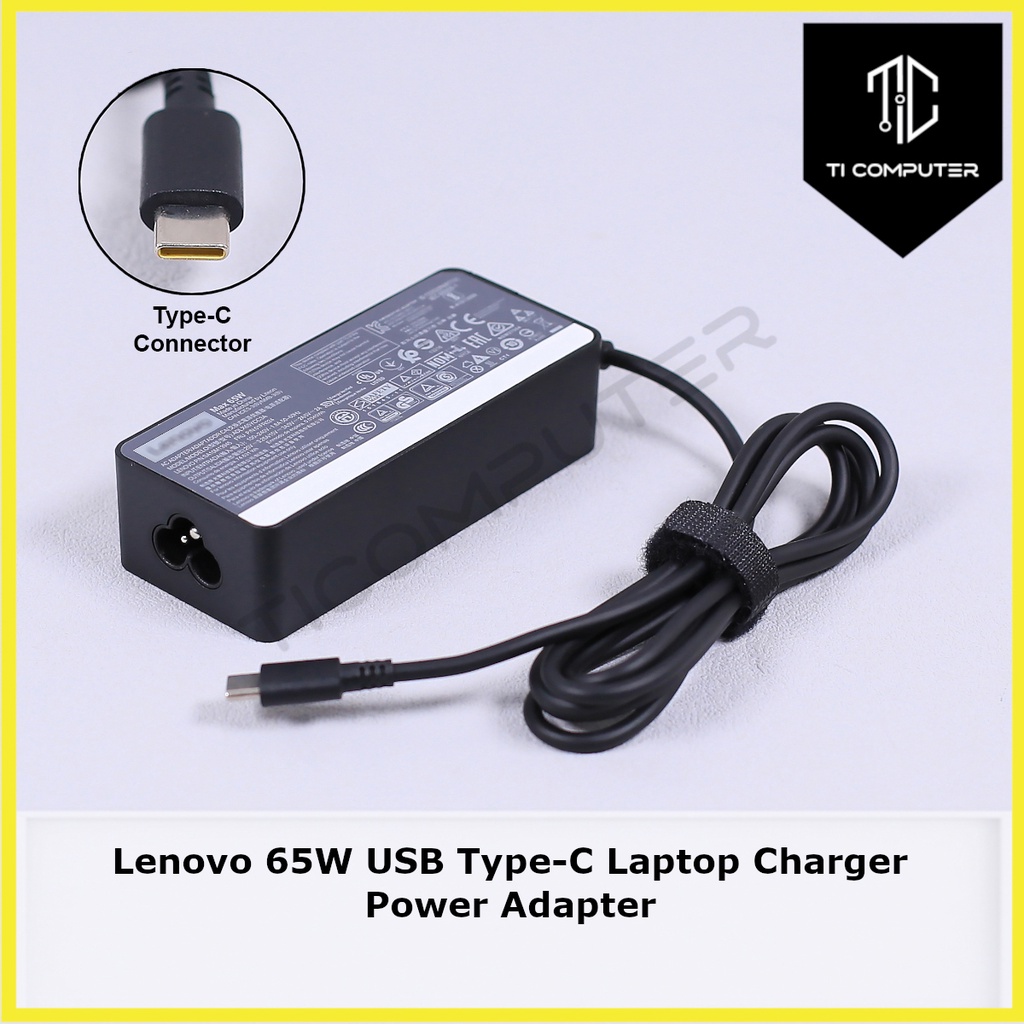 Lenovo 65W 20V 3.25A USB Type-C Laptop Charger ADLX65YCC3A SA10M13945 ...