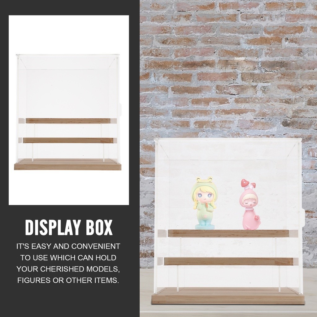 Transparent Acrylic Doll Storage Box Hand-made Display Box Doll Acrylic ...