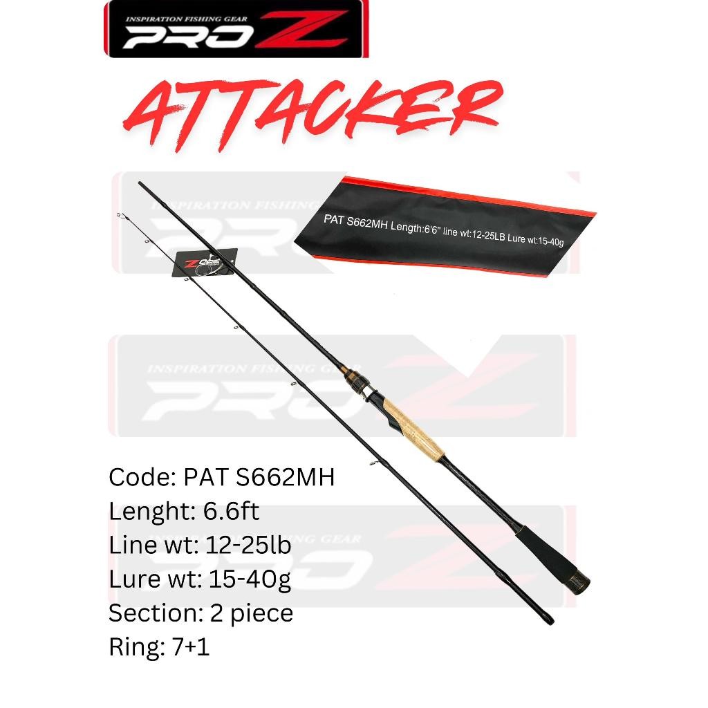 PRO Z ATTACKER FISHING ROD (ROD PATIN DAN CASTING) | Shopee Malaysia