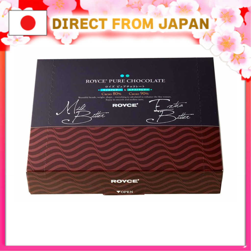 [Direct from JAPAN]ROYCE' Pure Chocolate Mild Bitter & Extra Bitter 40 ...