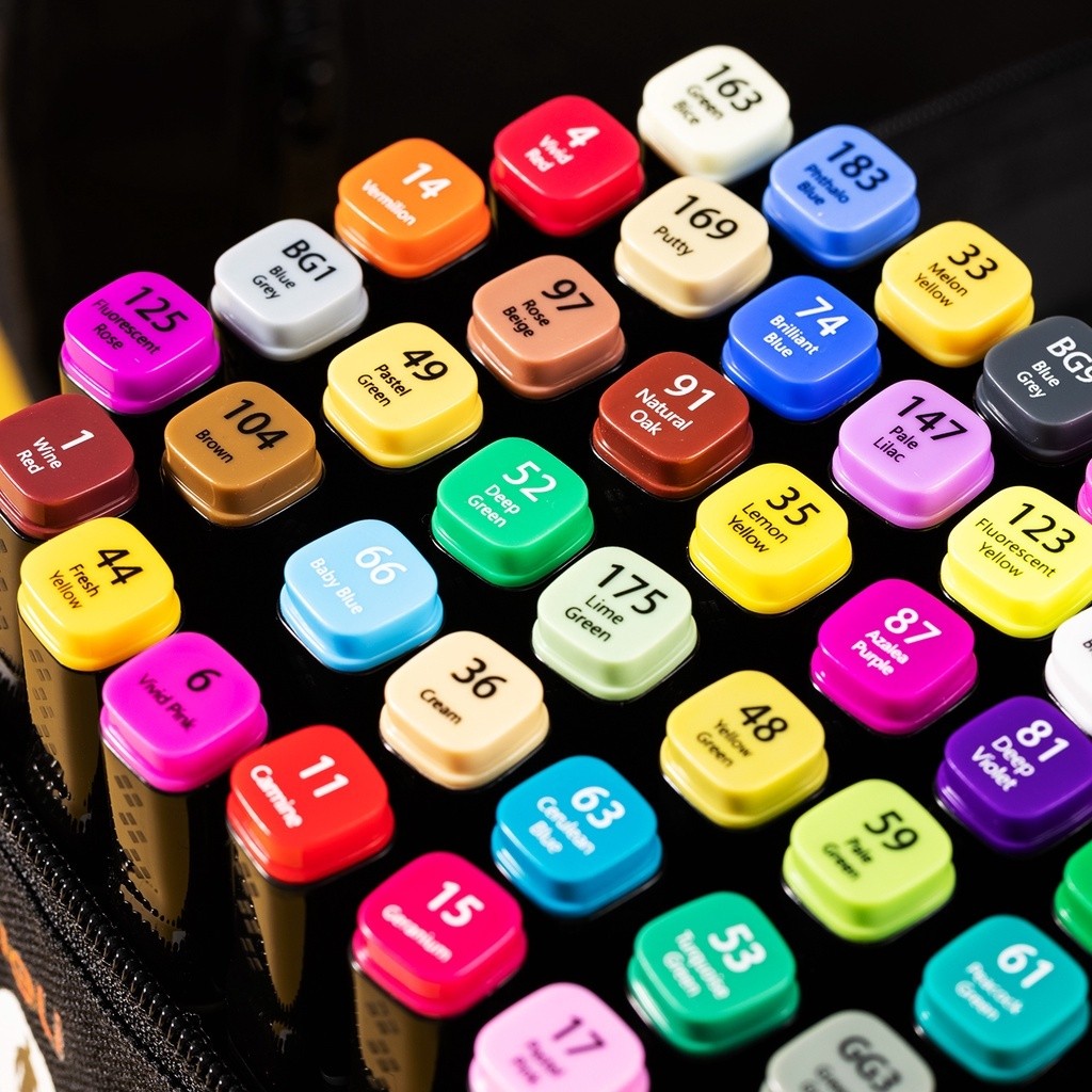 Deli SKETCH MARKER DUAL TIP ONE PIECE EDITION SKETCH 30/60/80 COLOR ...