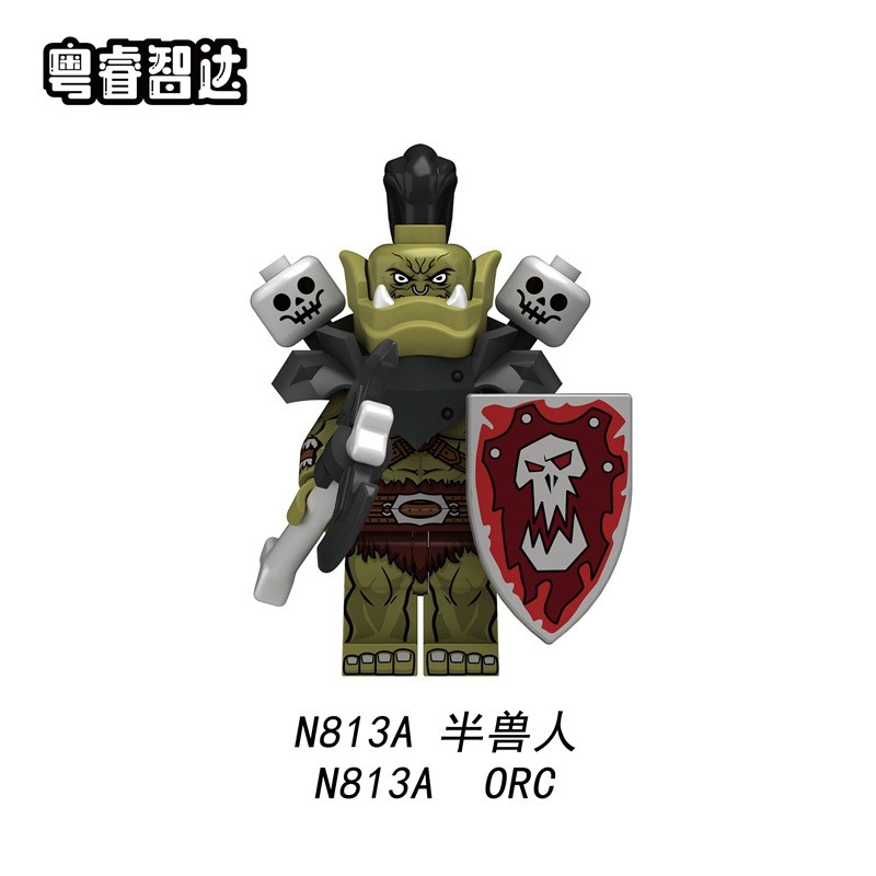 Orc Building Blocks Figures Toy Minifigures N813A | Shopee Malaysia