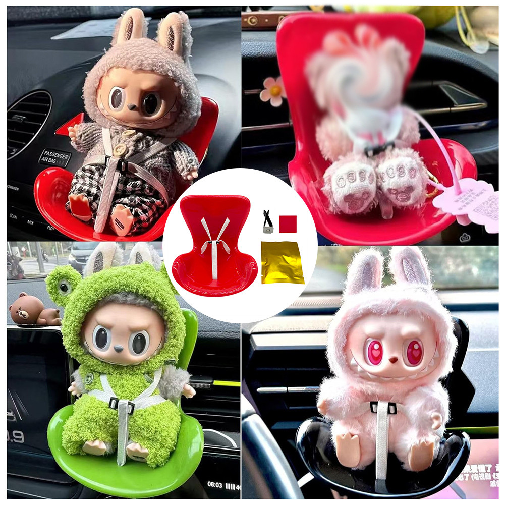 Labubu Doll Accessories Clip On Car Airs Outlet Decoration For Doll ...