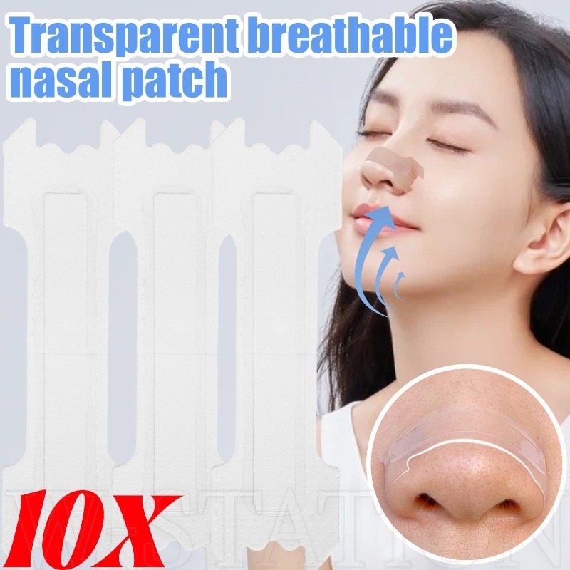 10Pcs Breathing Ventilation Nose Patch - Adult Kids Anti-snoring Nose ...