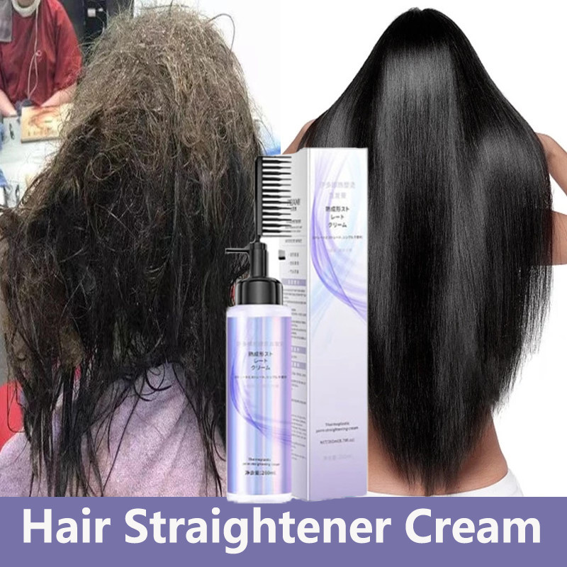 South Korea hair straightener cream keratin treatment ubat lurus rambut ...