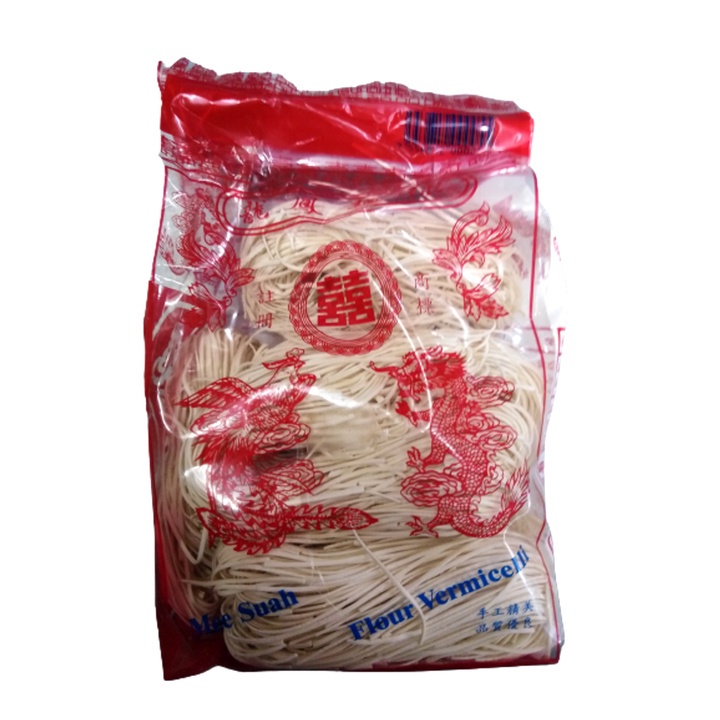 500g 龍鳳手工包裝麵綫 Long Feng Mee Suah (7-8pcs) | Shopee Malaysia