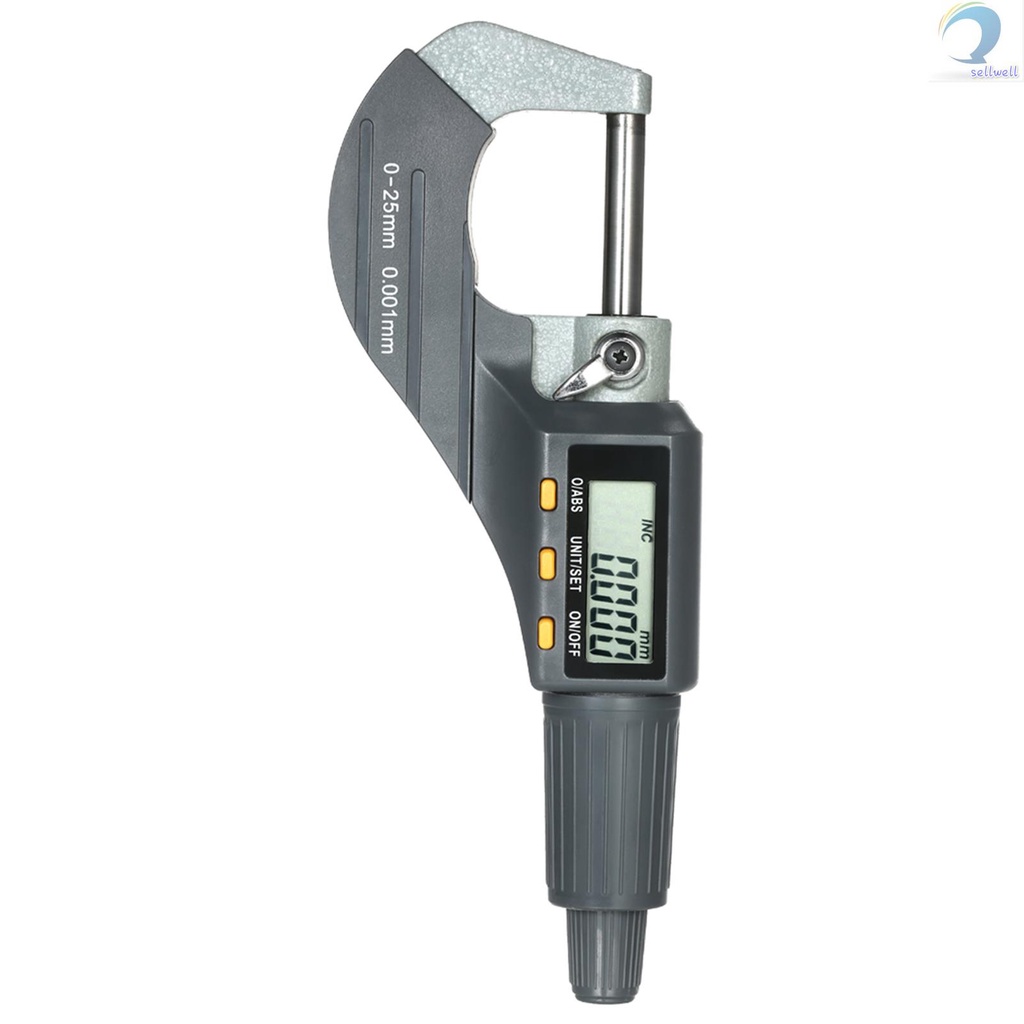 Digital Micrometer 0-25mm Electronic Digital Outside Micrometer 0.001mm ...