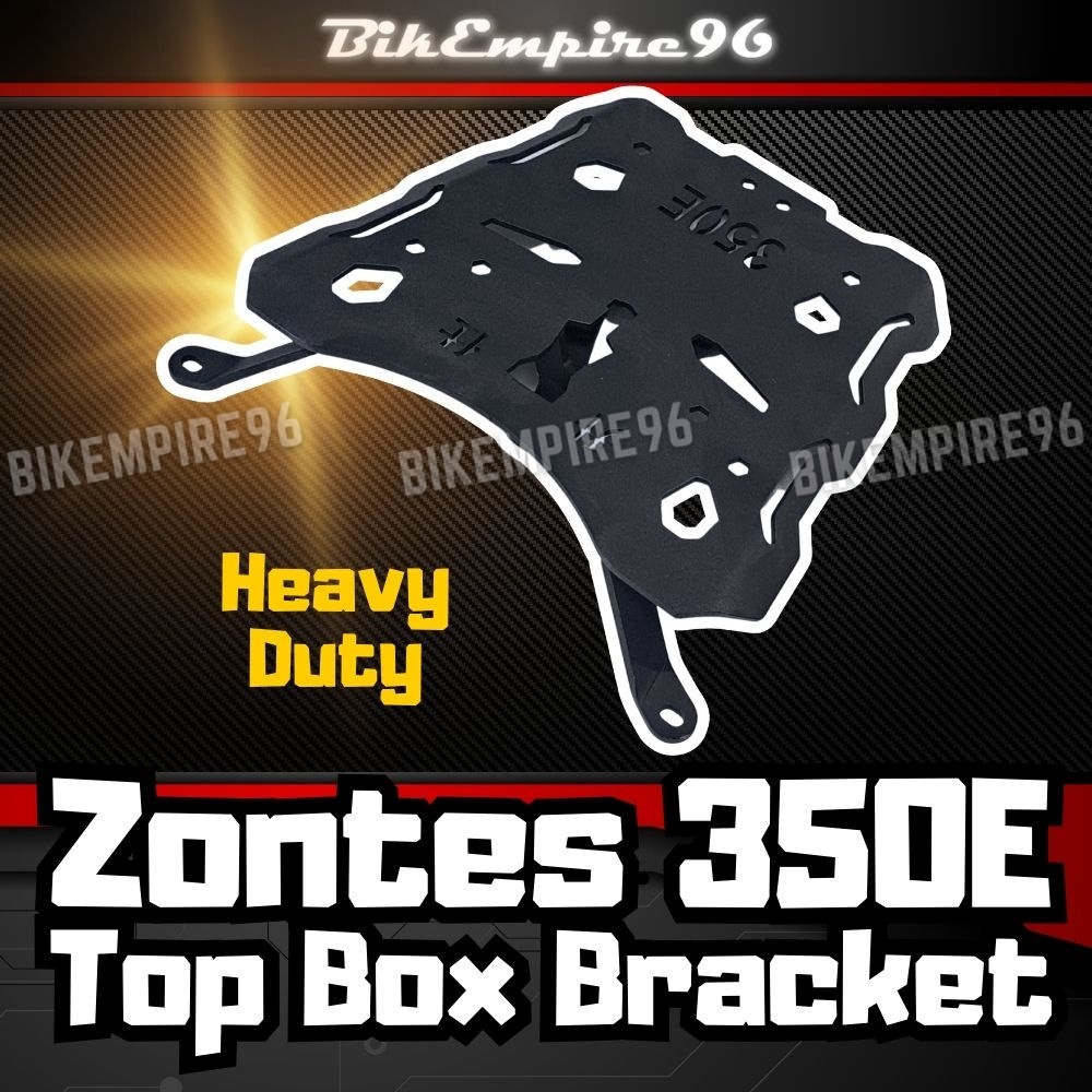 Zontes 350E Top Box Bracket Heavy Duty Rear Rack Carrier Shelf Top Box ...
