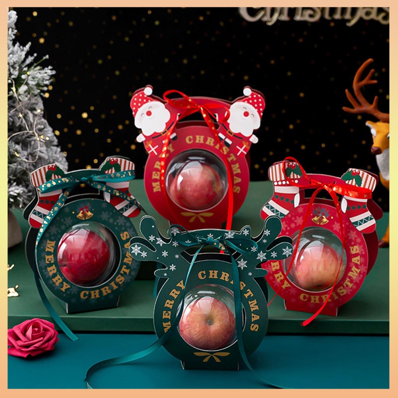 Christmas Eve Apples Gift Box Mousse Cake Box Instagram Influencer Hand ...