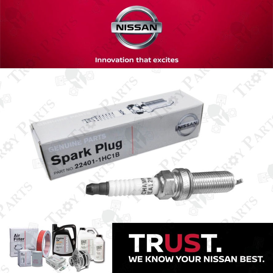Nissan Iridium Spark Plug 22401-1HC1B for Nissan Almera N17 Champion ...