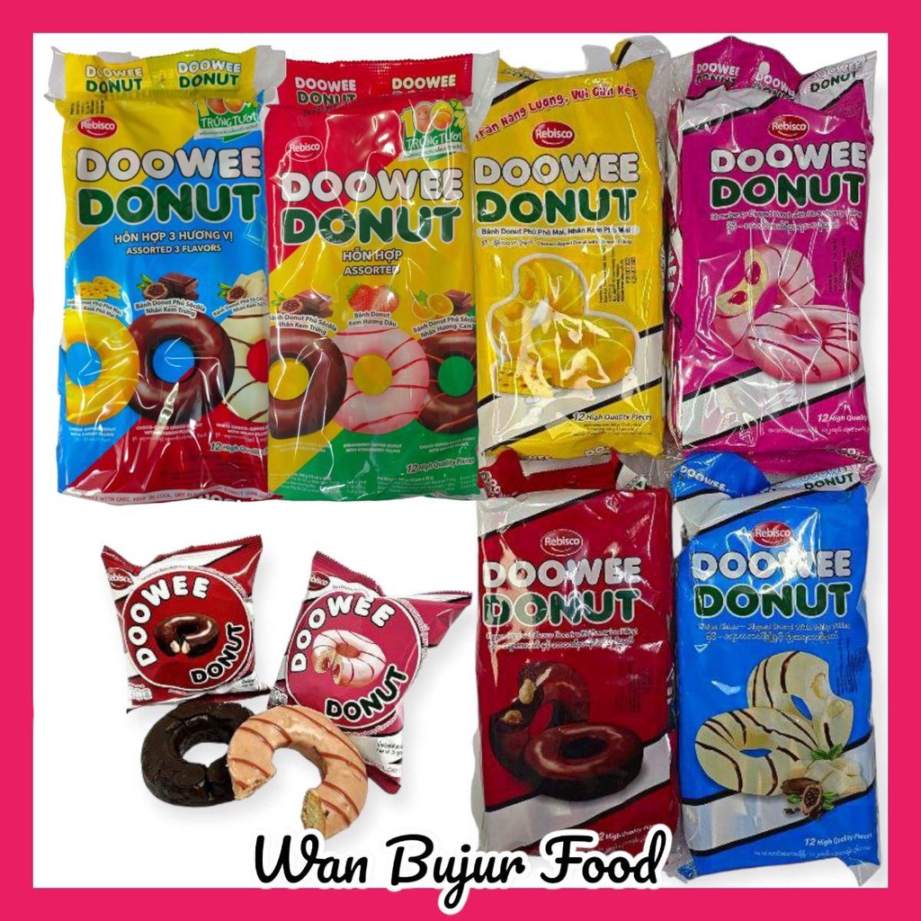 12 pcs Doowee Donut. Sesuai Untuk Semua Lapisan | Shopee Malaysia