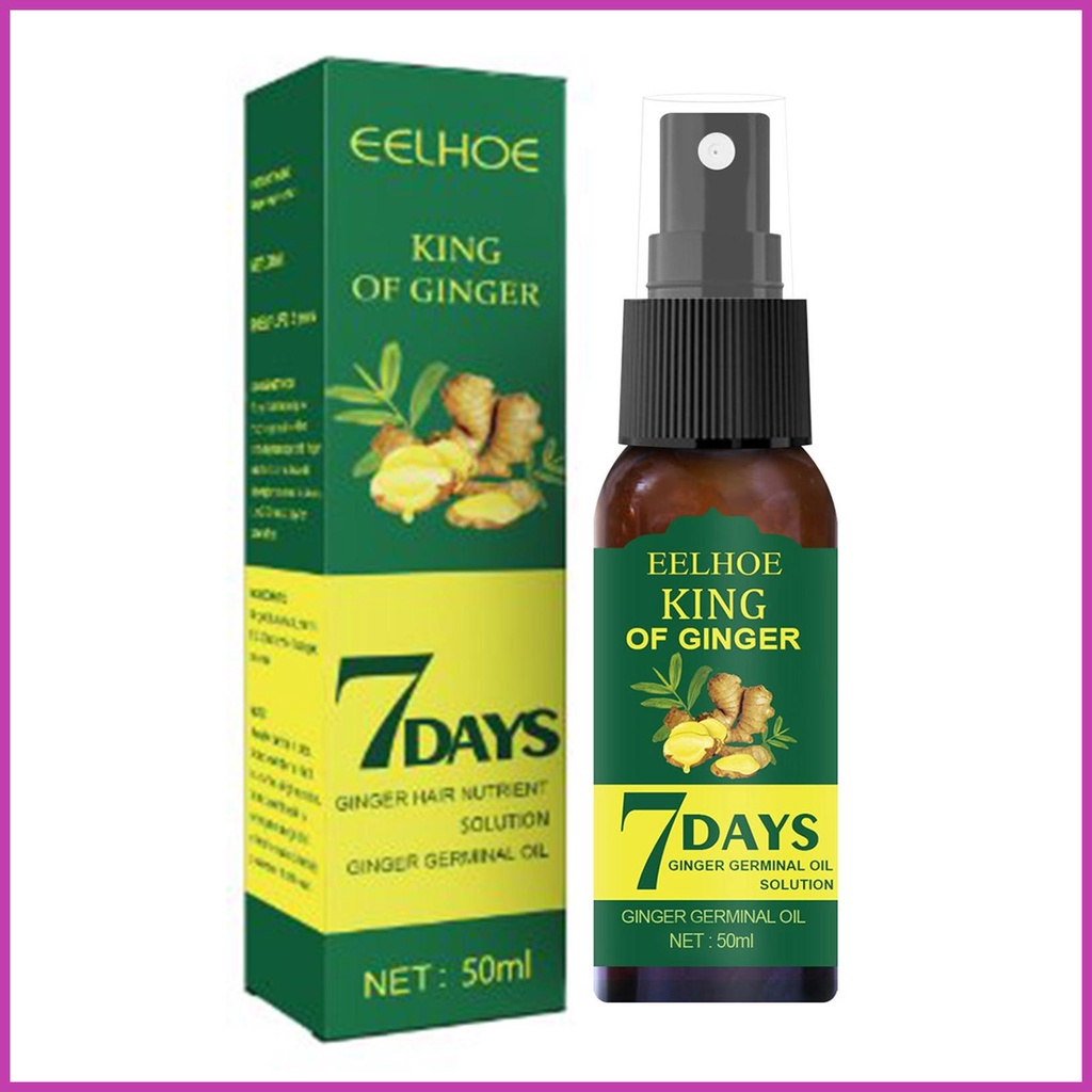 Ginger Hair Growth Serum & Oil Hair Loss & Thinning Treatment Sprays ...