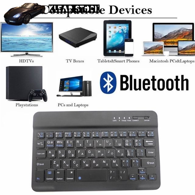 7" 7 inch BT Bluetooth Small Size Portable Thin Wireless Metal Slim ...