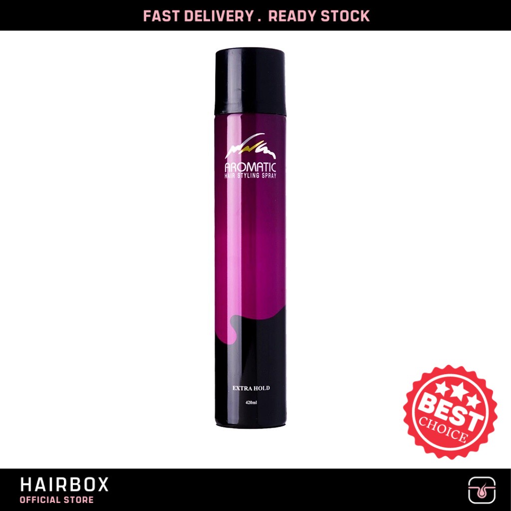 AROMATIC Hair Styling Spray Extra Hold/ Semburan Penggayaan Rambut Kuat ...