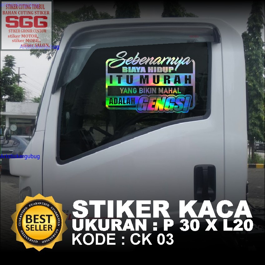 Sticker Words cuting 03 Cutting Sticker Glass Truck Car Canter Pick up ...