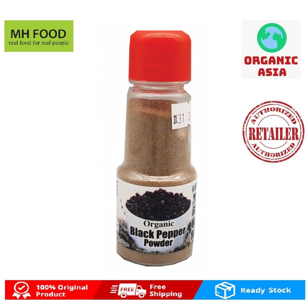 MH Food Organic Black Pepper Powder 50grm | Shopee Malaysia