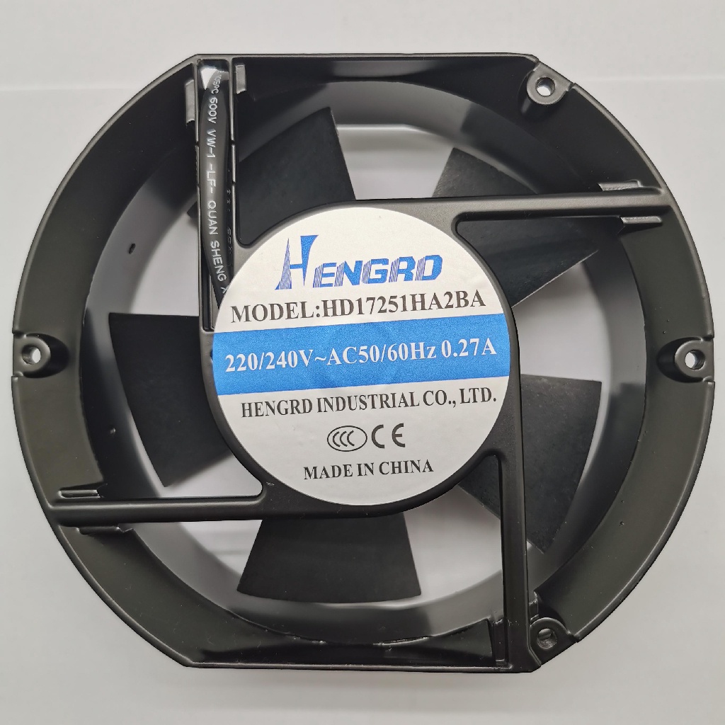 HENGRD 240VAC Axial Blower Fan with Ball Bearing 170 x 150 x 50mm (HD17251HA2BA) | Shopee Malaysia
