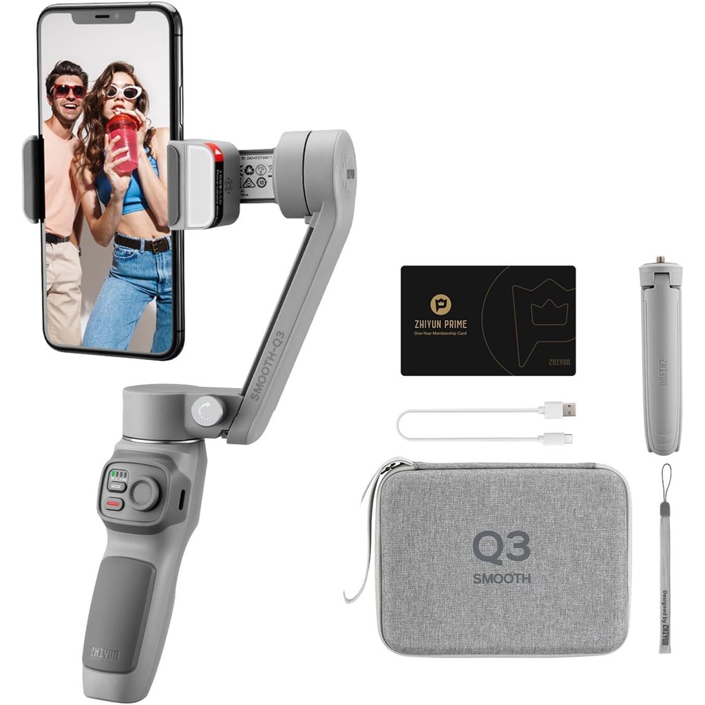 Zhiyun-Tech Smooth Q3 / Q3 Combo Smartphone Gimbal Stabilizer | Shopee Malaysia