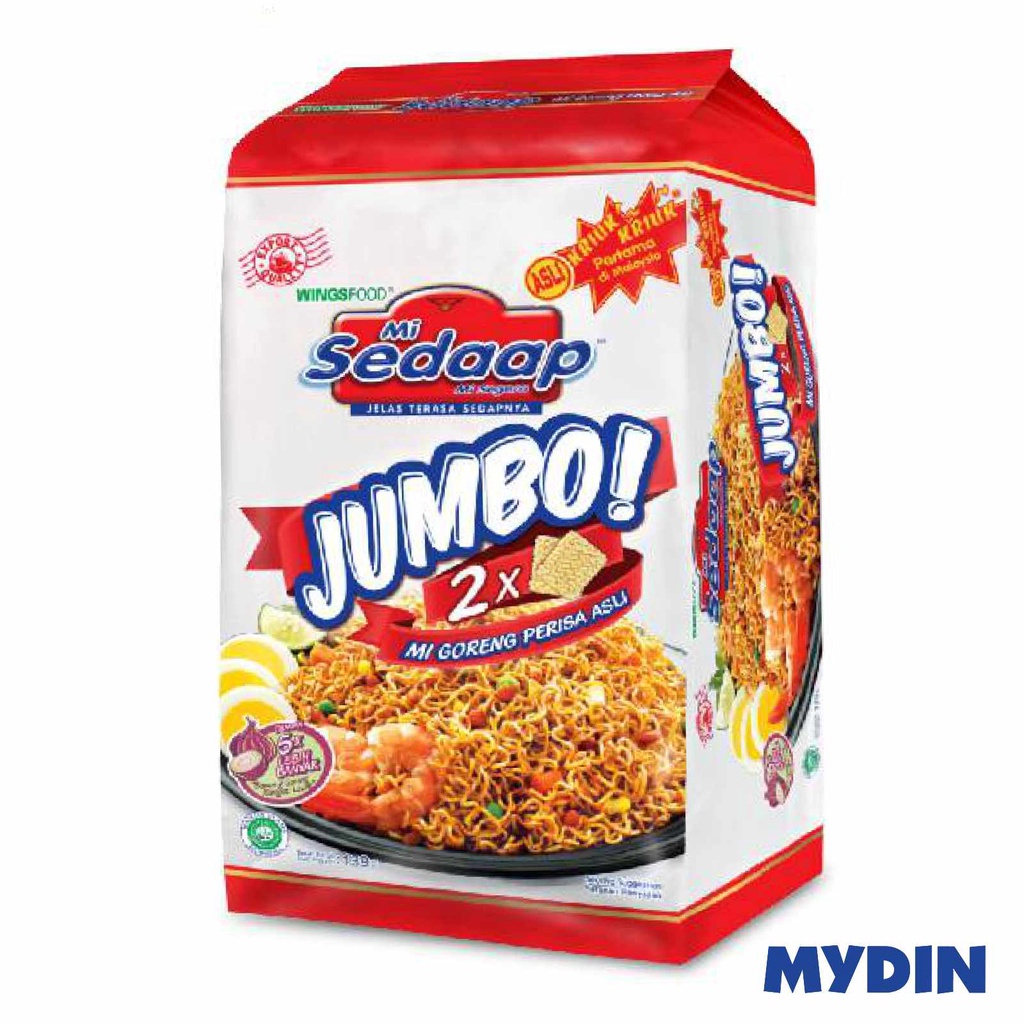 Mi Sedaap Fried Instant Noodles Jumbo (139g x 4pcs) | Shopee Malaysia