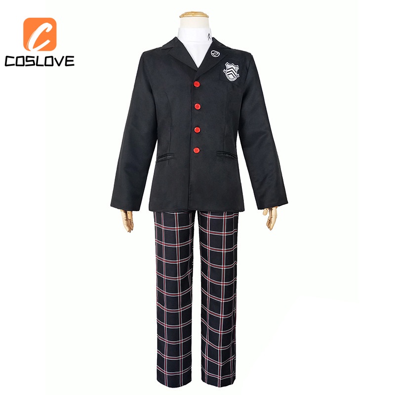 Persona 5 Amamiya Ren Cosplay Full Set Costume Suit For Men School ...