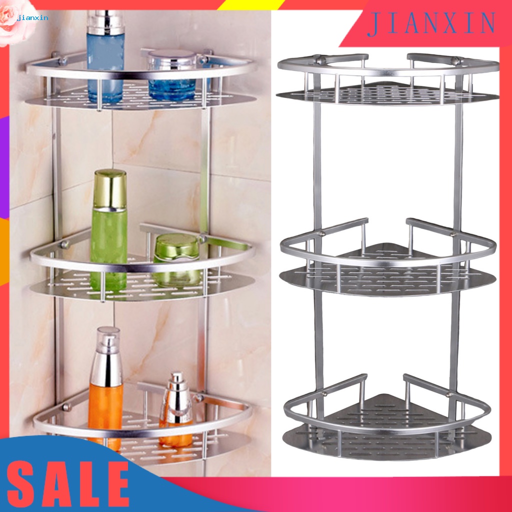 Waterproof Corner Shelf Capacity Corner Shelf Space-saving Bathroom ...