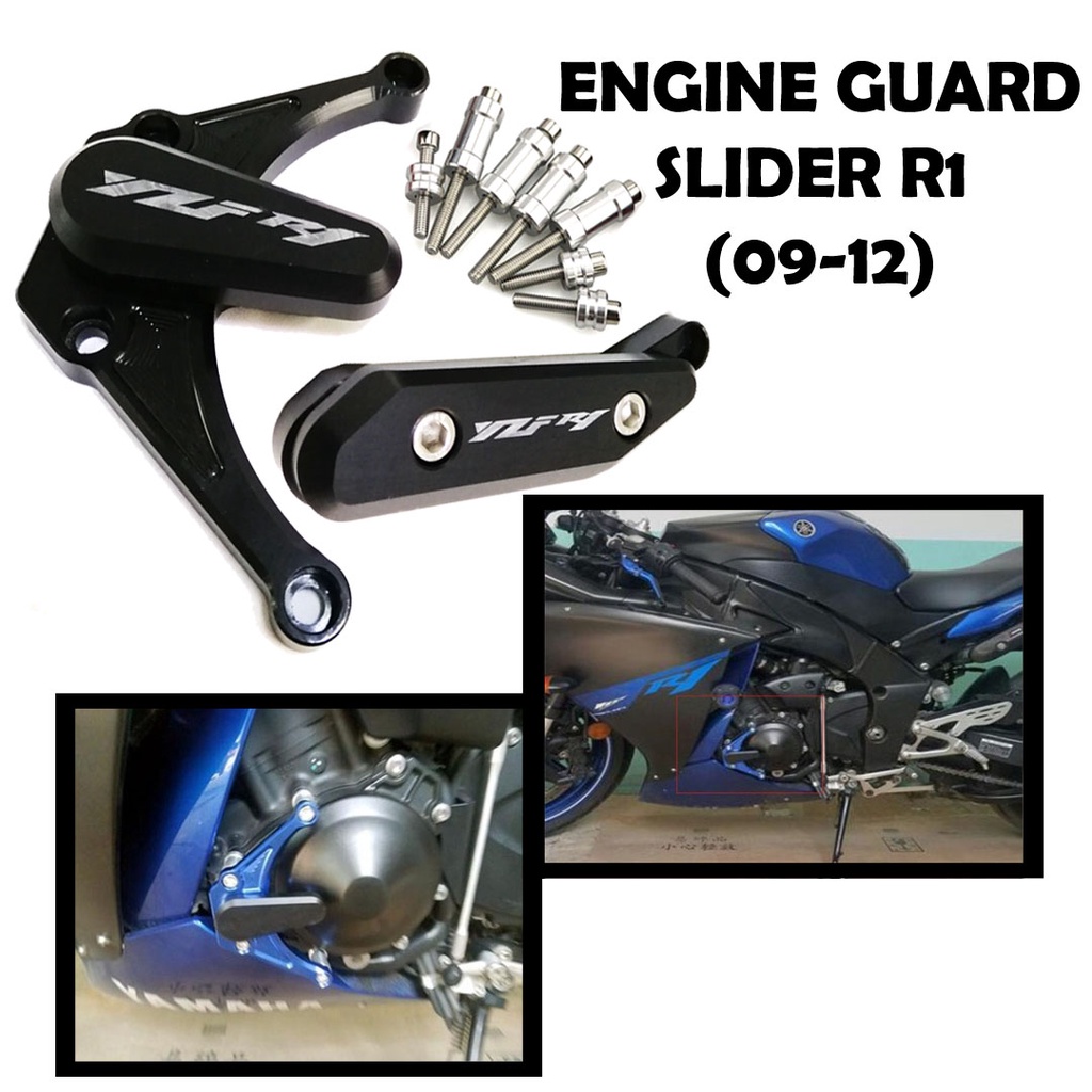 Engine Guard Slider Yamaha R1 09-12 | Shopee Malaysia