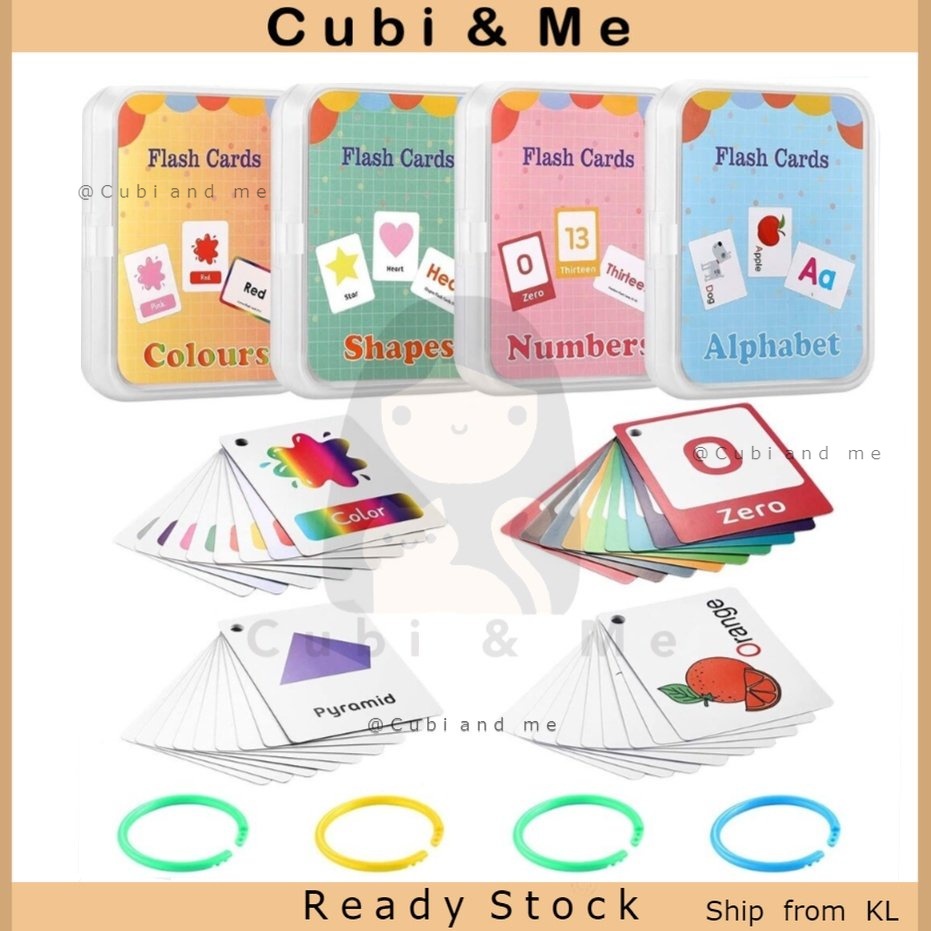 C&M 30PCS Flash Cards for Kids Flash Card Set Flash Card for Baby ...