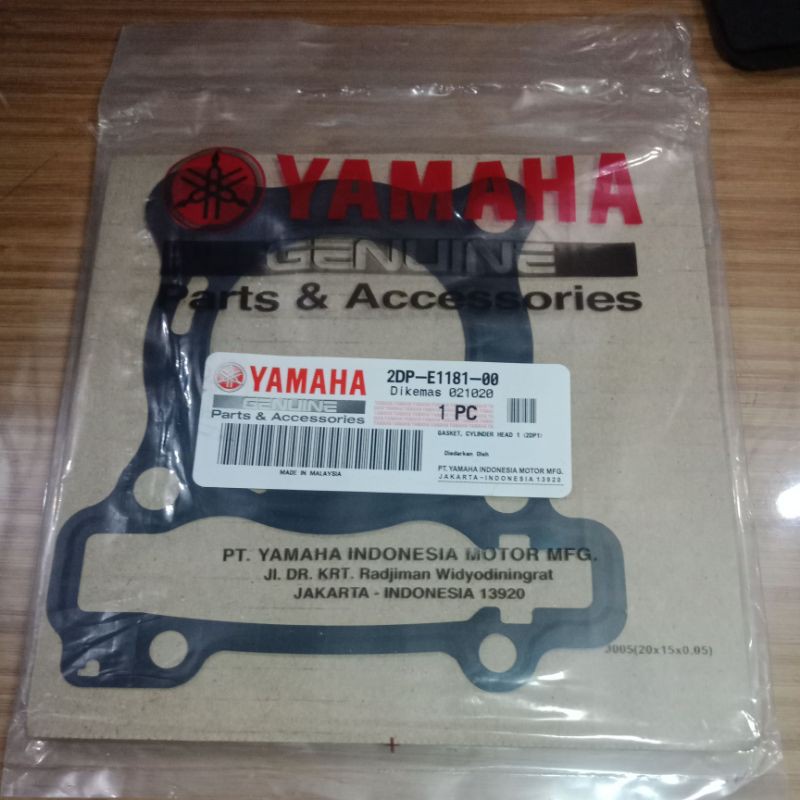 Gasket BLOCK BLOCK Piston Top HEAD 2DP NMAX N-MAX LEXI AEROX ORIGINAL ...