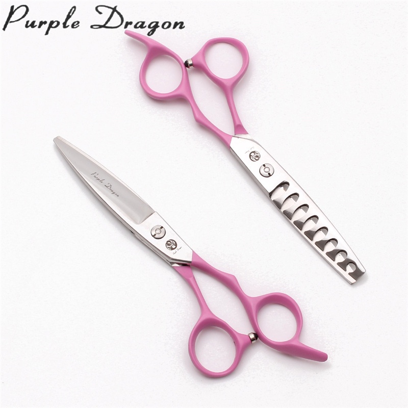 Purple Dragon Curved Fat Cut Willow Leaf Slippery Cut Haircut Scissors ...