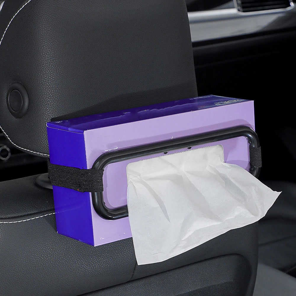 Universal Car Sun Visor Tissue Box Holder Paper Bag Fixing Back Paper ...