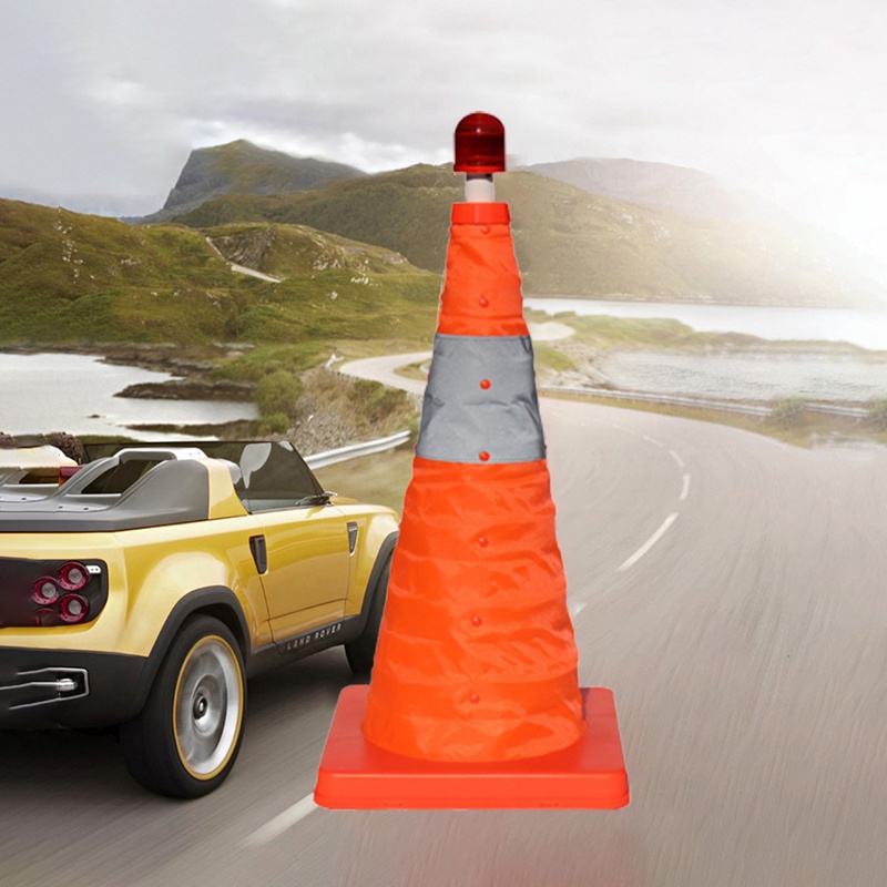 45CM/60CM Folding Road Safety Cone Portable Safety Cone Multi Purpose ...