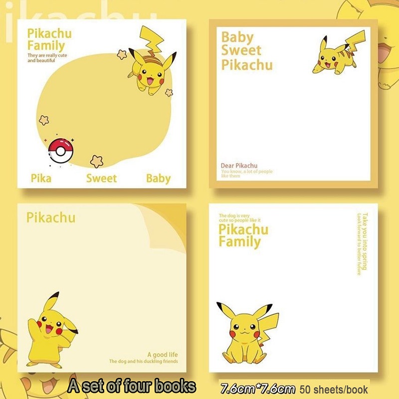 Pikachu Sticky Notes Sticky Notes ins Pikachu Sticky Notes Office ...