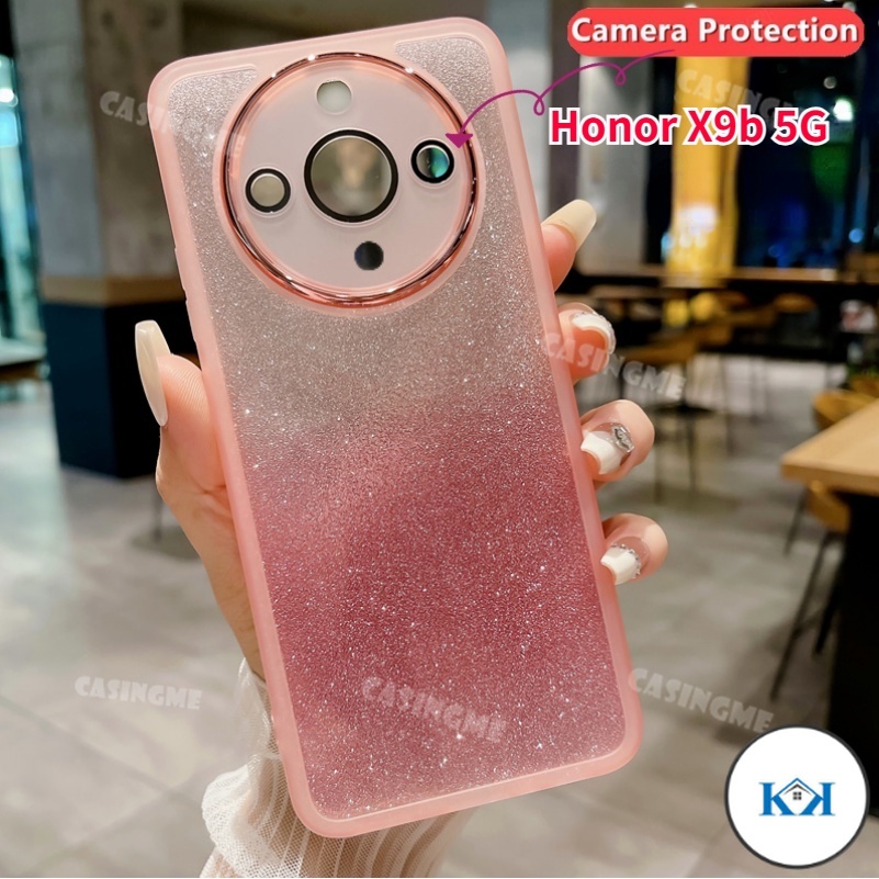 KK Honor X9b 5G 2023 Luxury Bling Glitter Casing Soft Silicone ...