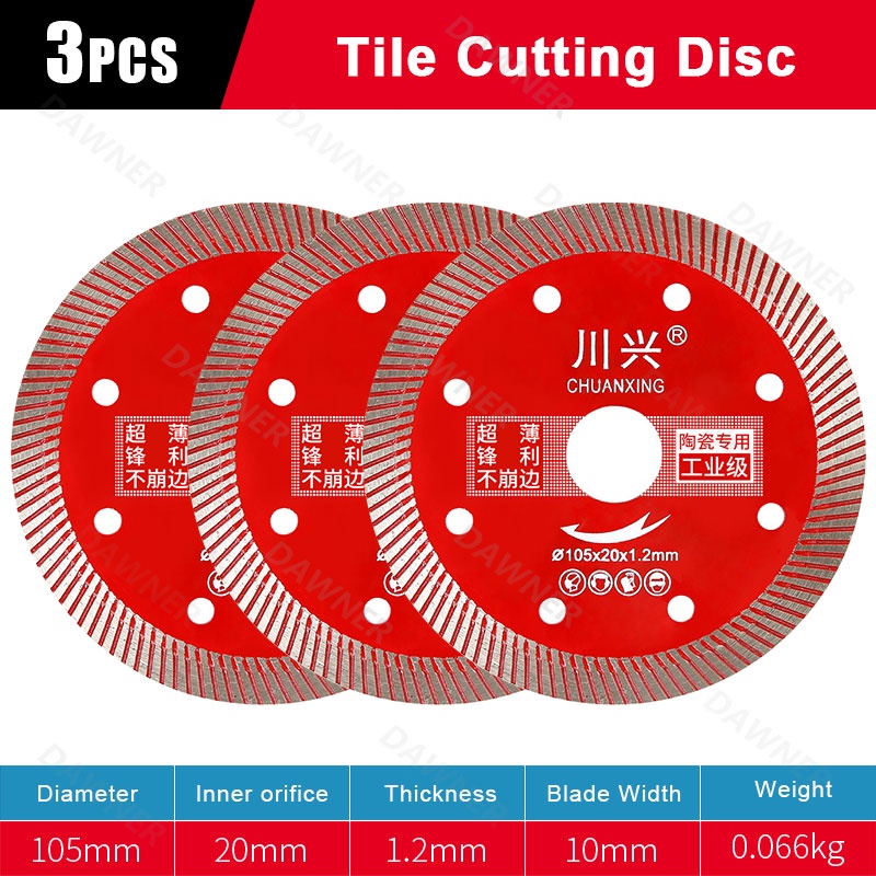 105mm Ultra Thin Dry-Cut Diamond Cutting Disc For Angle Grinder ...