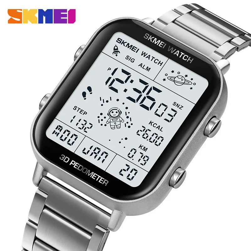 SKMEI Fashion Sport Pedometer Calorie Calculation Digital Watches Men ...