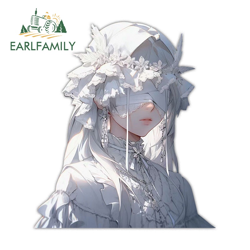 EARLFAMILY 13cm for NieR Car Stickerss Automata 2B Render Rearview ...