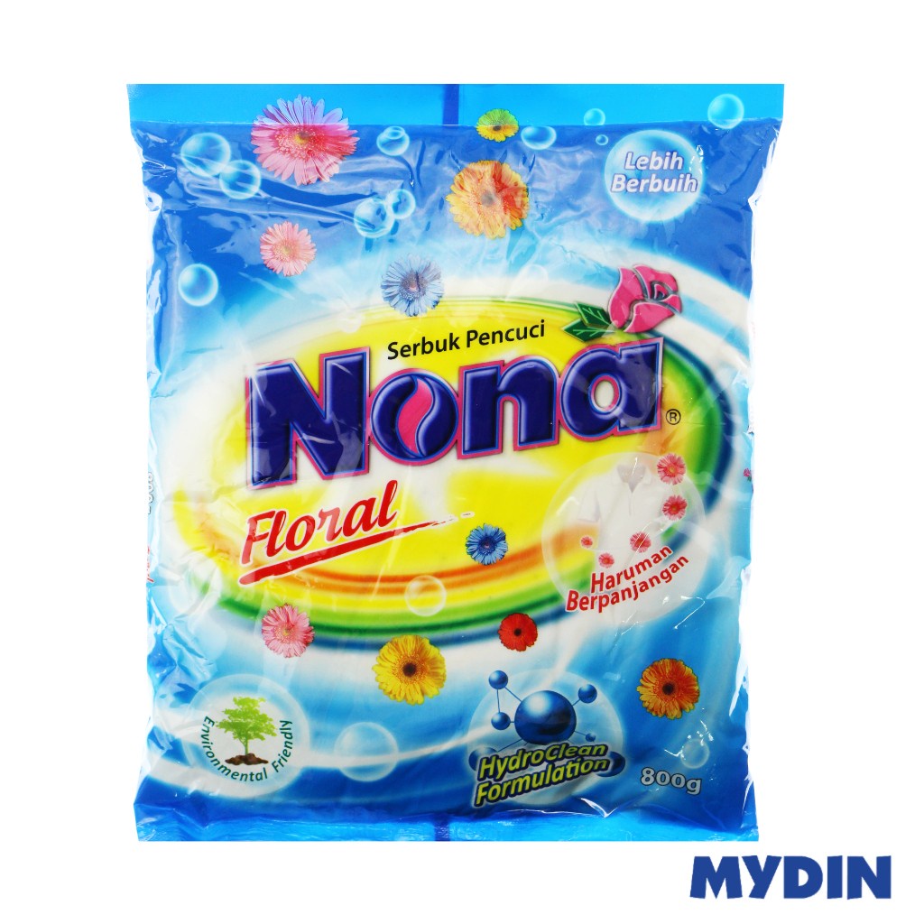Nona Detergent Powder Floral 800g | Shopee Malaysia