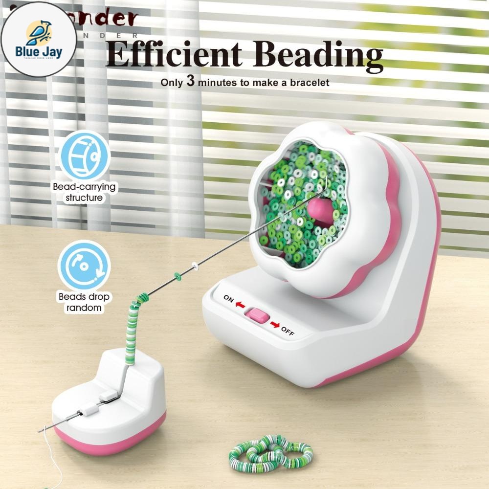 BJ Bead String|Quickly Automatic Bracelet Bead Loader, Electric DIY ...