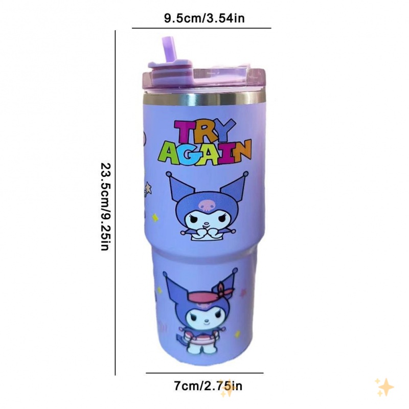 Korean Style Cute 304 Stainless Steel Tyeso Tumbler With Straw 900ml Large Capacity Botol Air ...