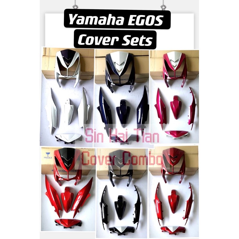 EGOS BODY SET COVER SETS (BLACK/GREY/SILVER/PEARL/BLUE/DRMK) | Shopee ...
