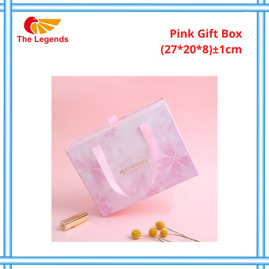 Sakura Pink Gift Box Big Drawer Box Present Kotak Hadiah Pink for ...