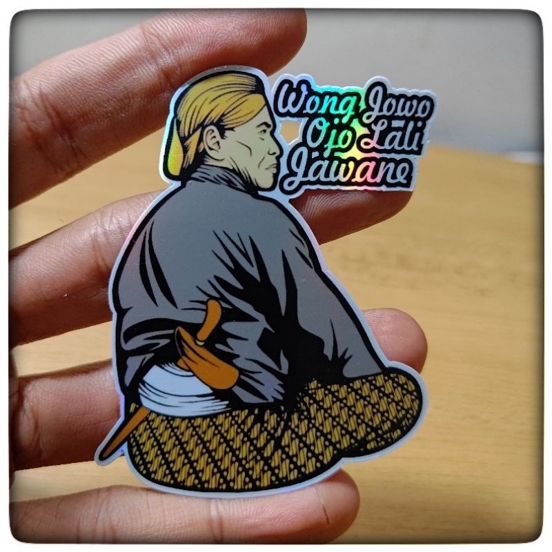 Javanese stickers, wong jowo Ojo lali Jawa helogram | Shopee Malaysia