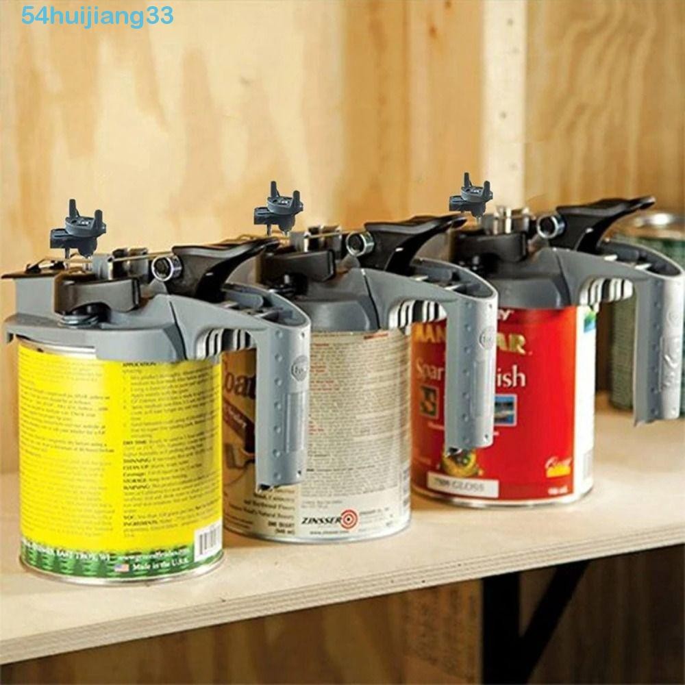 HUIJIANG Paint Mix Cover, Handle 1L/4L Paint Can Lid Mixer, Paint Color Tool Mess-Free Universal ...