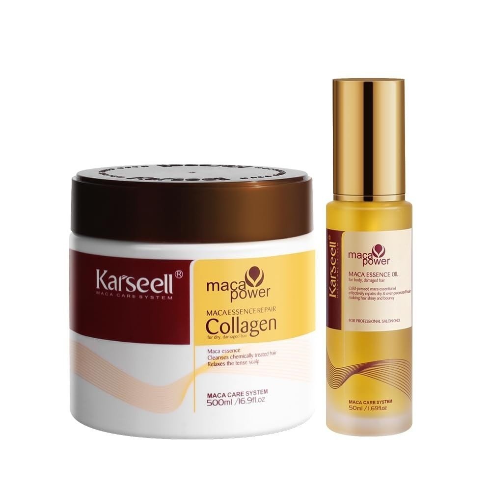 Karseell Collagen penjagaan rambut kondisioner pembaikan intensif semua ...