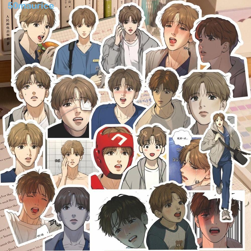 MAURICE Joo Jaekyung Manga Stickers, Korean BL Manwha Jinx Anime Korean ...