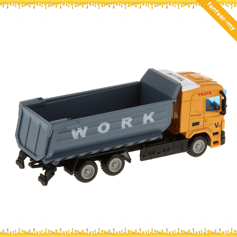 [FenteerMY] Mini 1:64 Diecast Tipper Tip Lorry Dump Truck Model Alloy ...